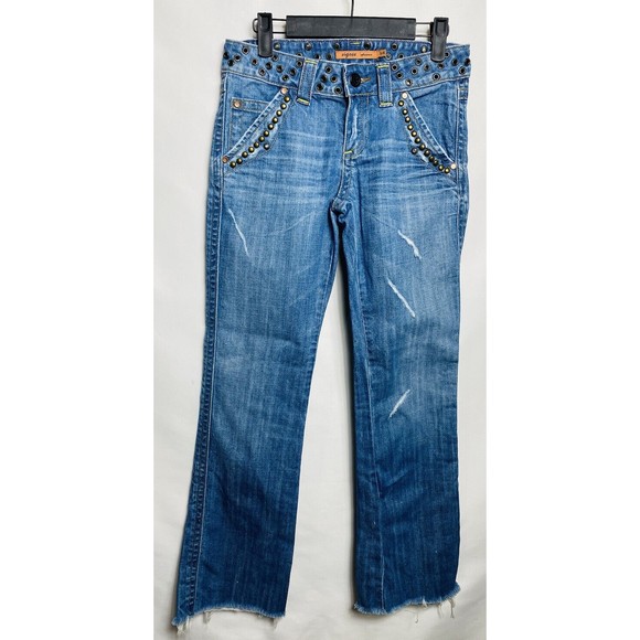 Vigoss | Jeans | Vintage Vigoss Womens Embellished Distressed Jeans Sz ...